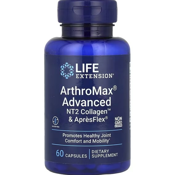 life extension arthromax advanced, NT2 Collagen and ApresFlex 60 Capsu ...